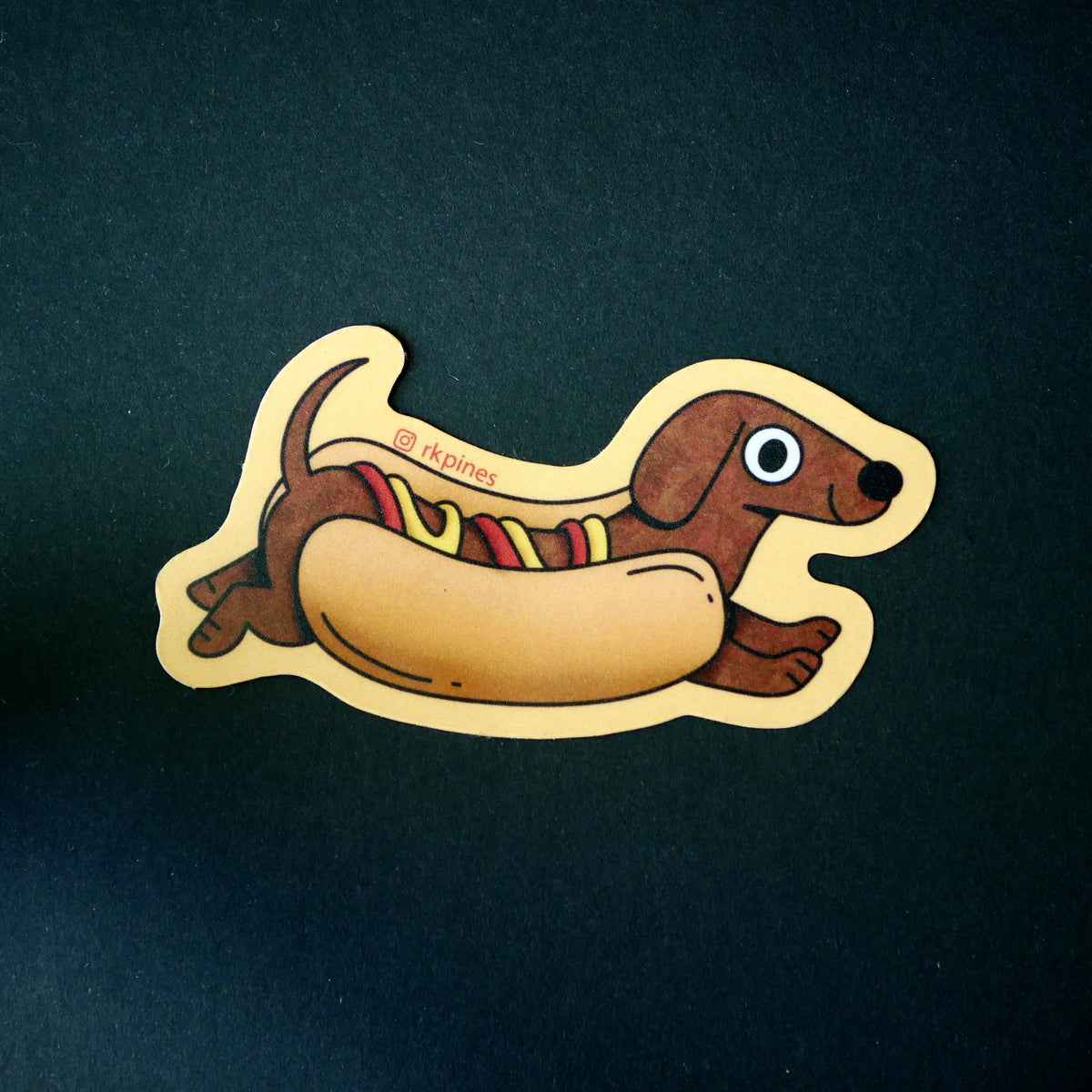 Sticker Perro Salchicha – RK Pines